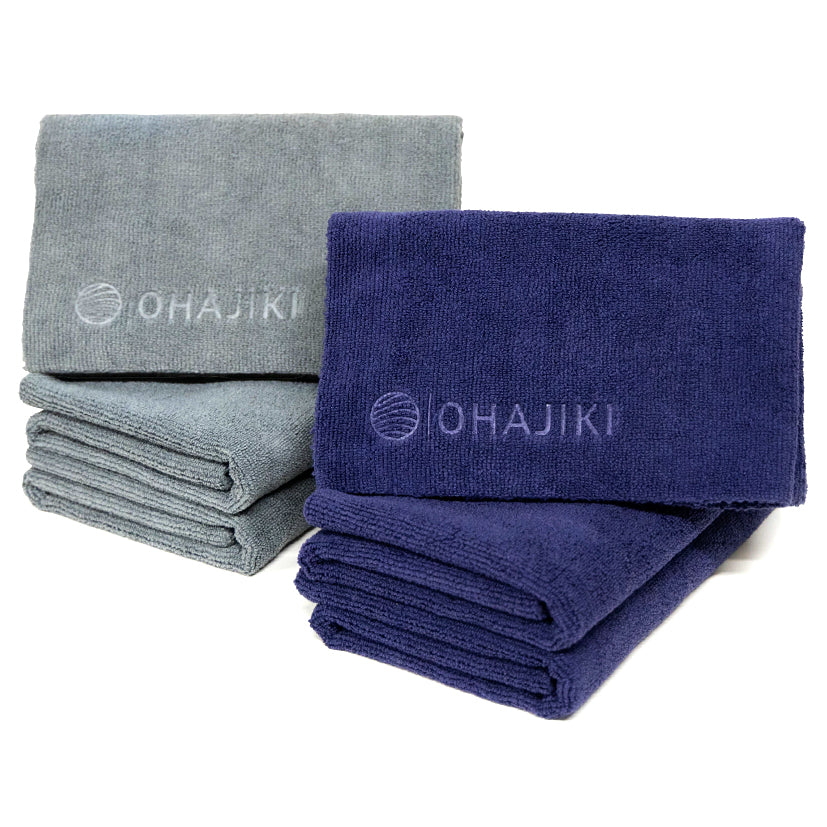 厚手の洗車クロス 6枚セット（マイクロファイバー/超吸水/洗車傷防止/ネイビー/グレー）ST0 – OHAJIKI official store